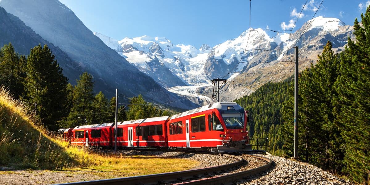 This breathtaking train route is the best way to see the Alps—here’s why